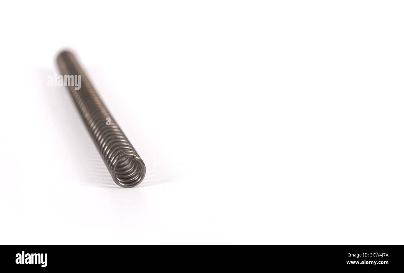 Metal spring concept Cut Out Stock Images & Pictures - Alamy