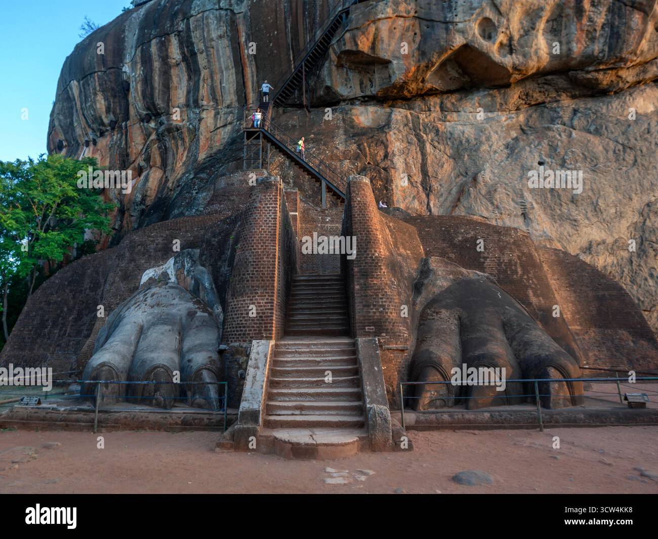 The Lion's Paws on the Lion Platform at Sigiriya Rock Fortress in Sri ...