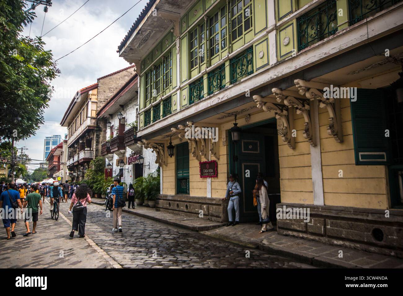 Traditional building fusing Spanish and traditional Filipino ...