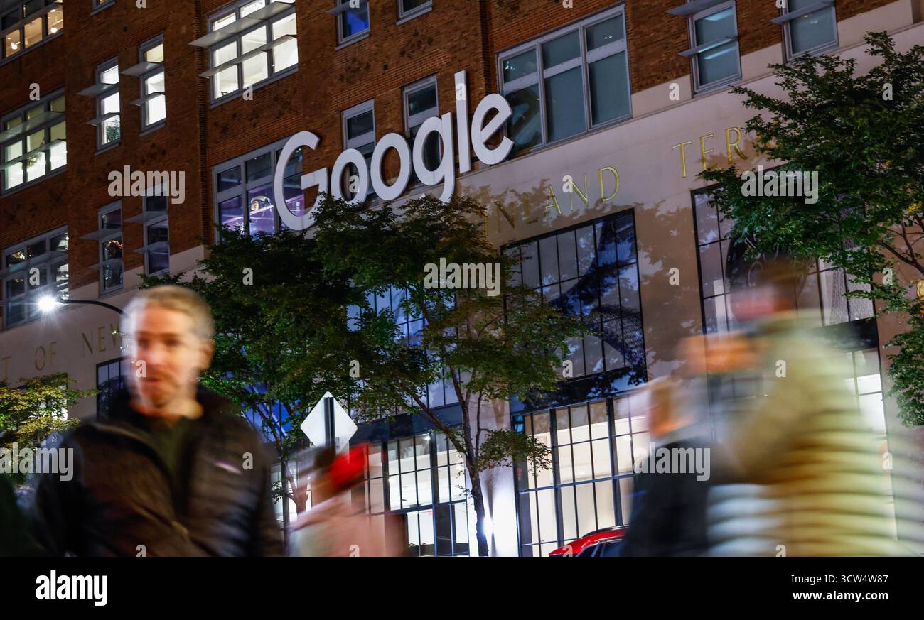 External view of the Google building in Chelsea on Thursday, Oct. 09 ...