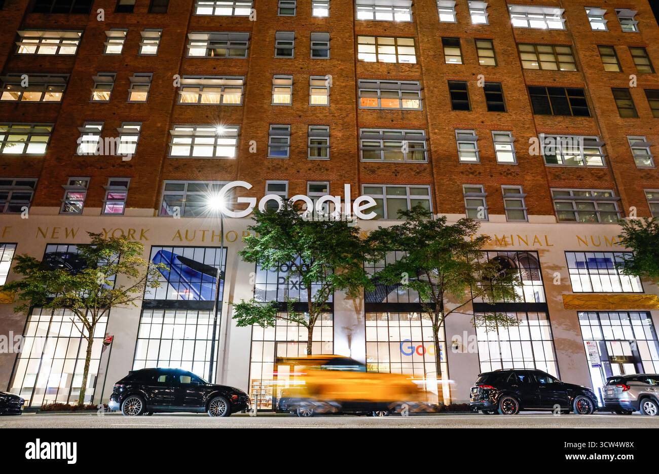 External view of the Google building in Chelsea on Thursday, Oct. 09, 2025, in New York. (AP ...