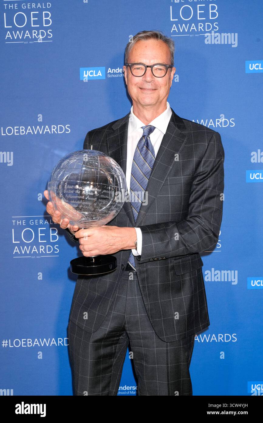 James Steward during the 2025 GERALD LOEB Awards, held at the Rainbow ...