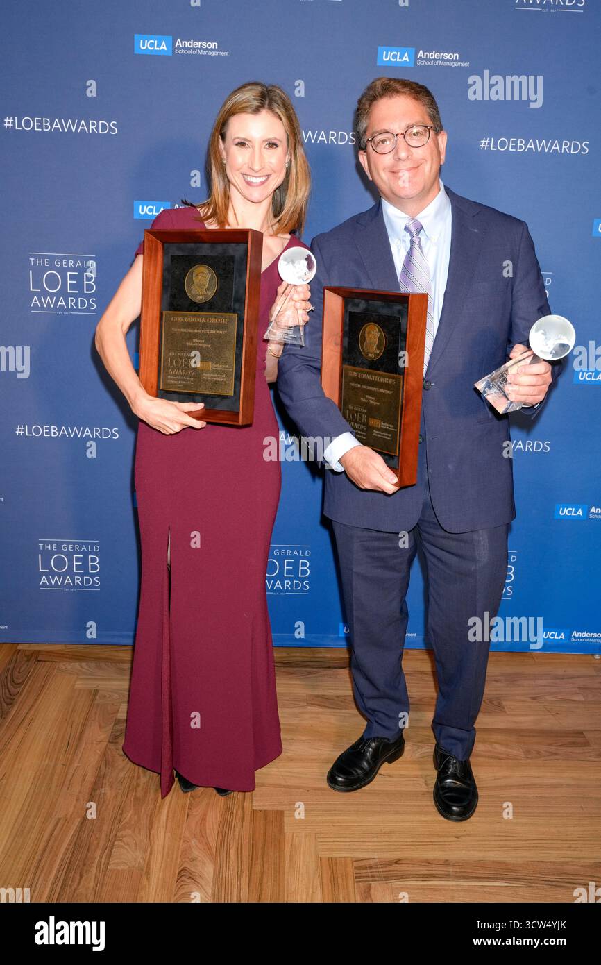 Winner, Video, Matt Miller during the 2025 GERALD LOEB Awards, held at ...