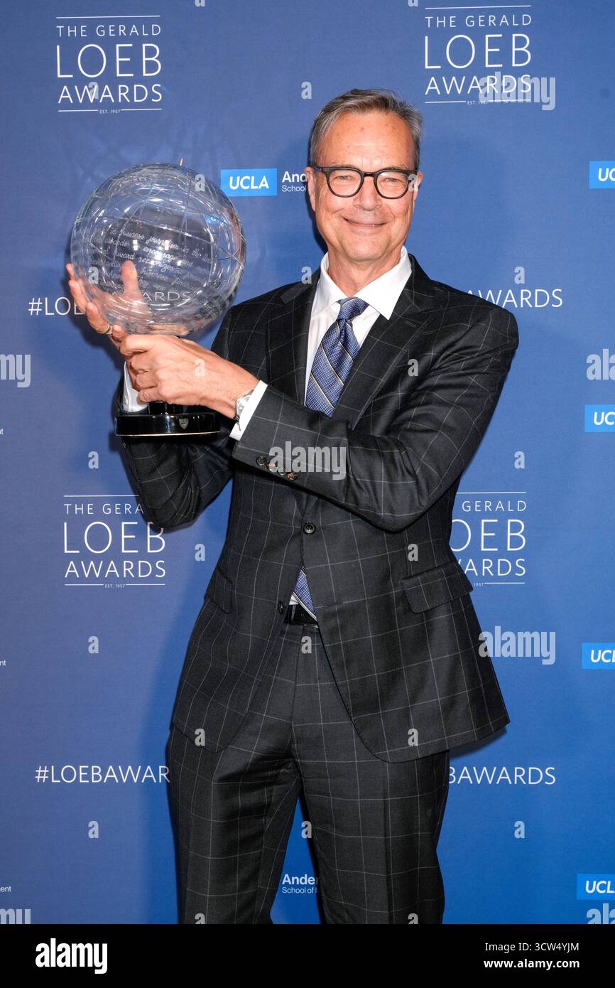 James Steward during the 2025 GERALD LOEB Awards, held at the Rainbow ...