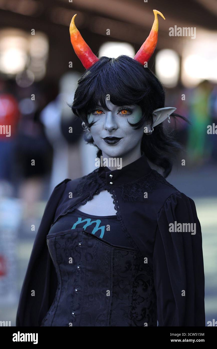 NEW YORK, NEW YORK OCTOBER 9, 2025: Fans and cosplayers bring their ...