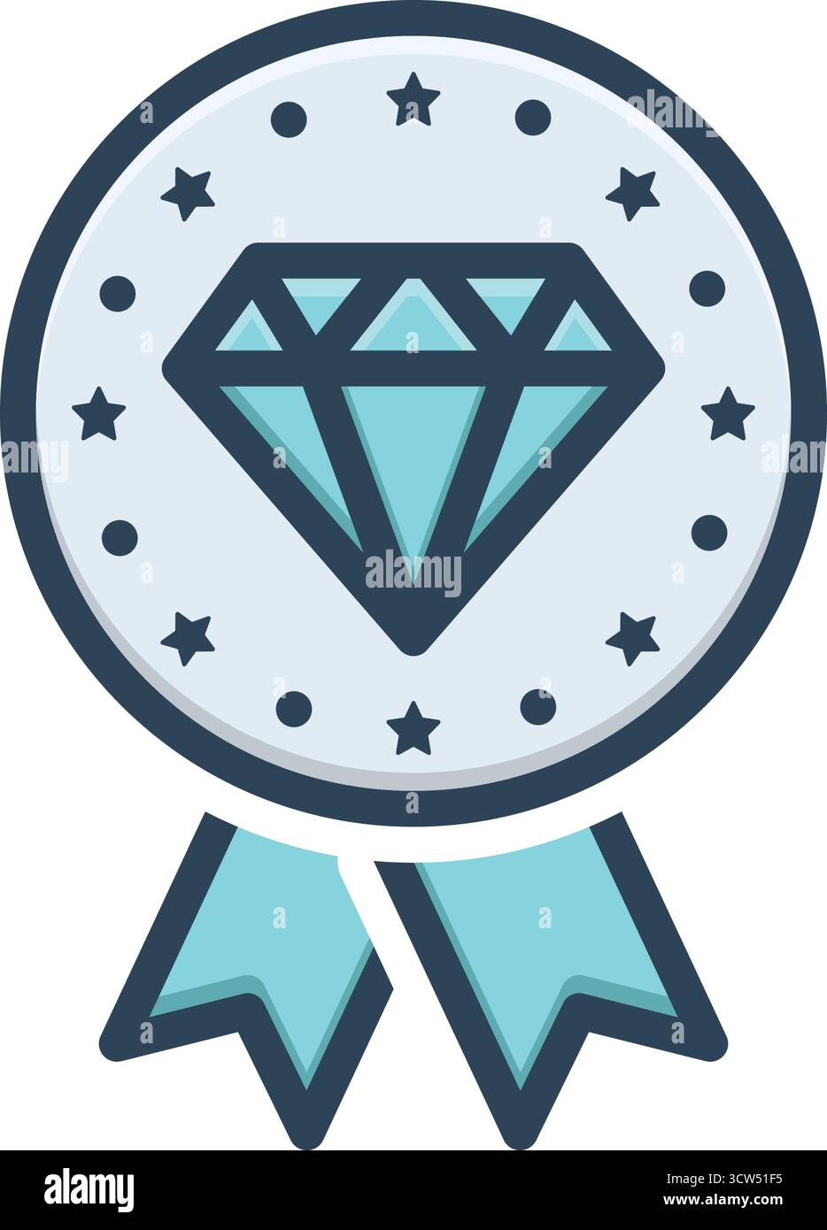 Premium quality badge diamond Cut Out Stock Images & Pictures - Alamy