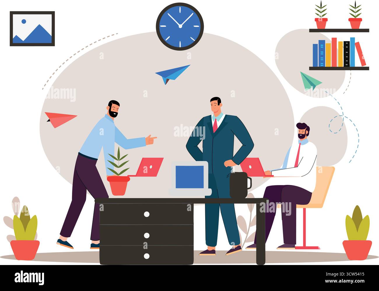 Dynamic workspace Stock Vector Images - Alamy