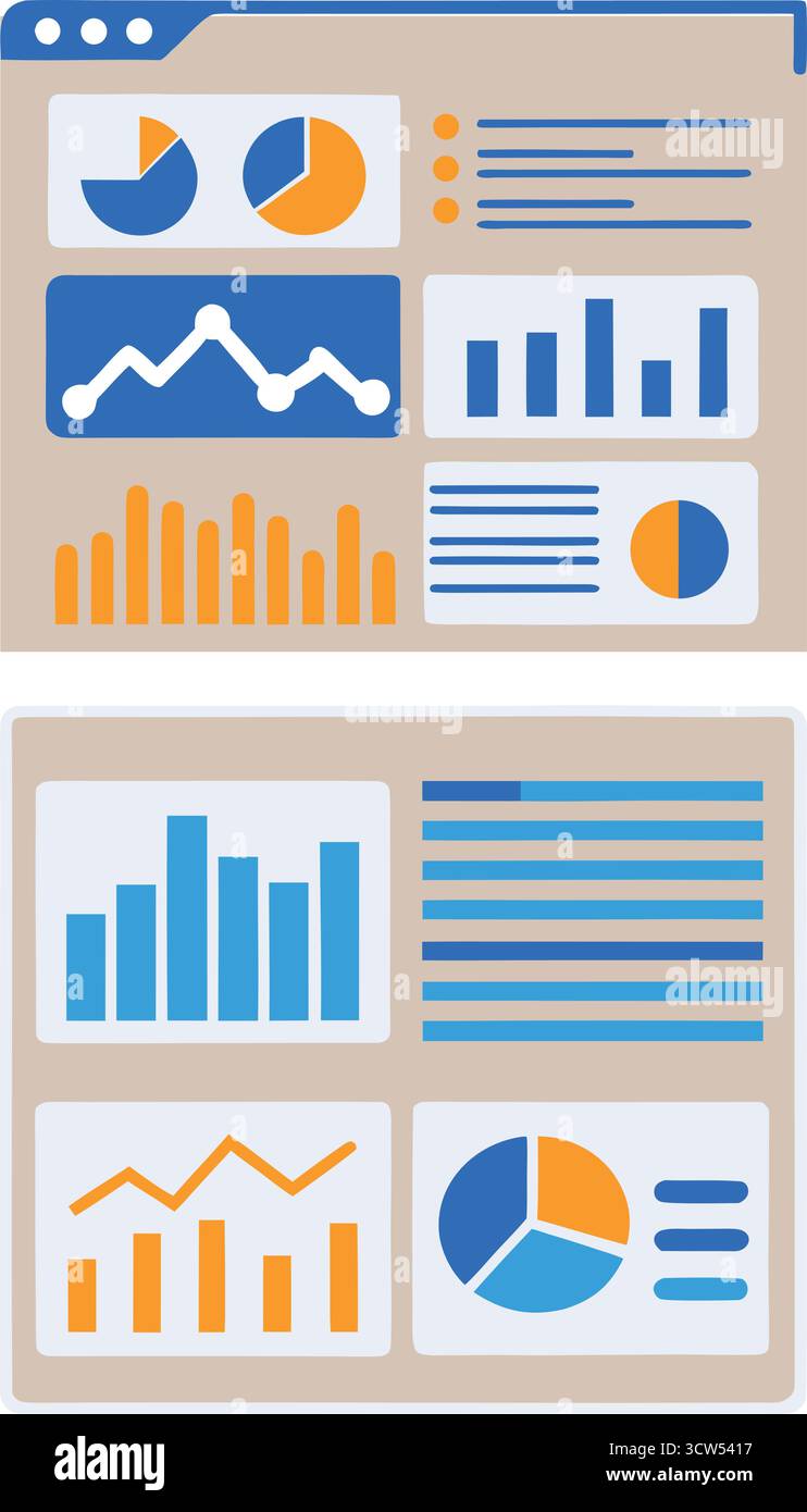 Monitoring reports Stock Vector Images - Alamy