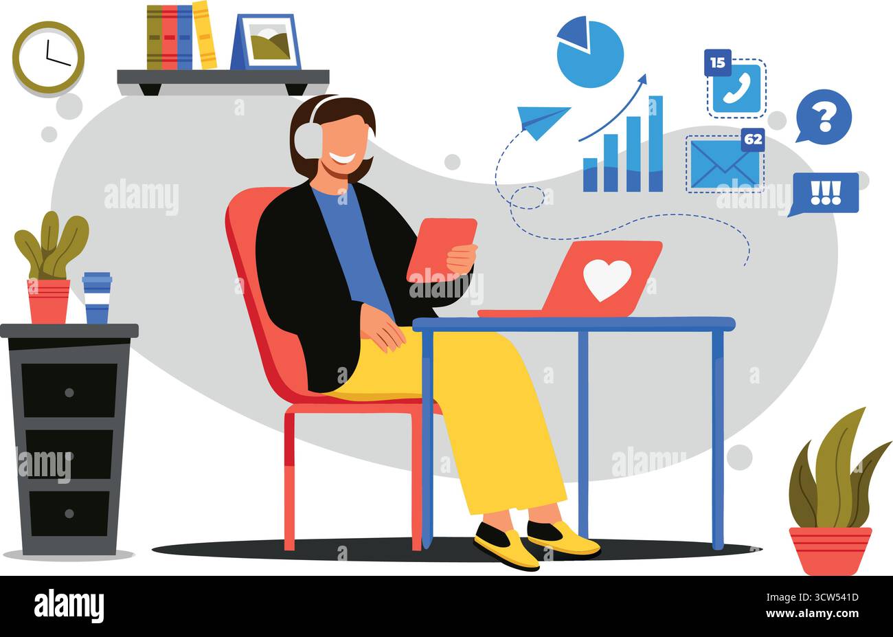 Communication cozy Stock Vector Images - Alamy