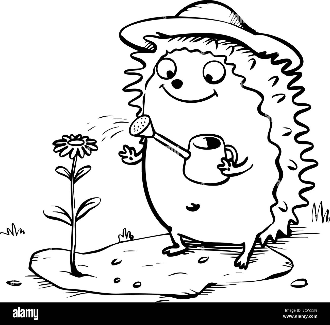 Animal watering Black and White Stock Photos & Images - Alamy