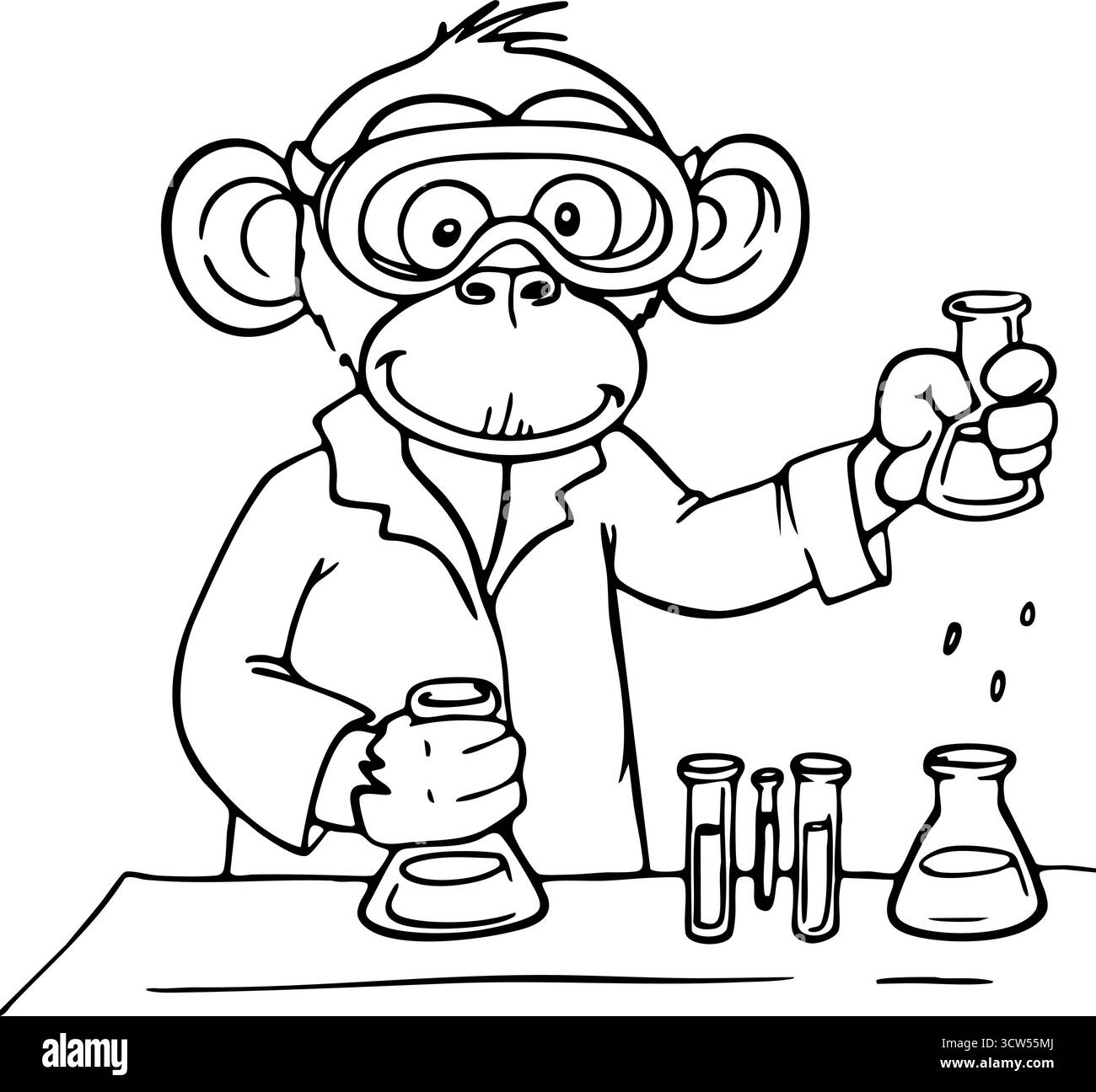 Experiment graphic Black and White Stock Photos & Images - Alamy