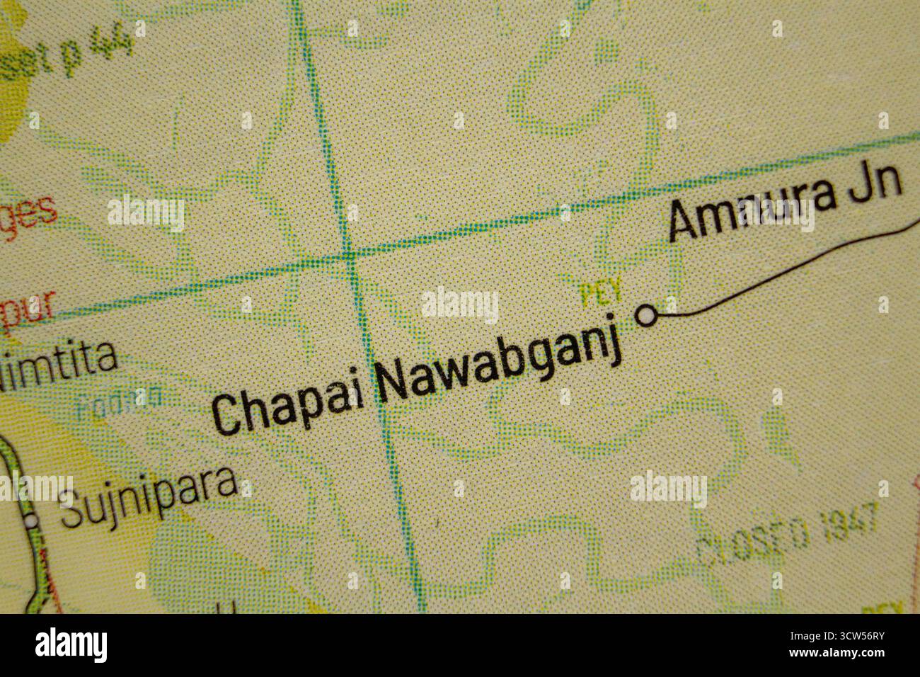 Chapai Nawabganj - India Railways junction schematic transport map ...