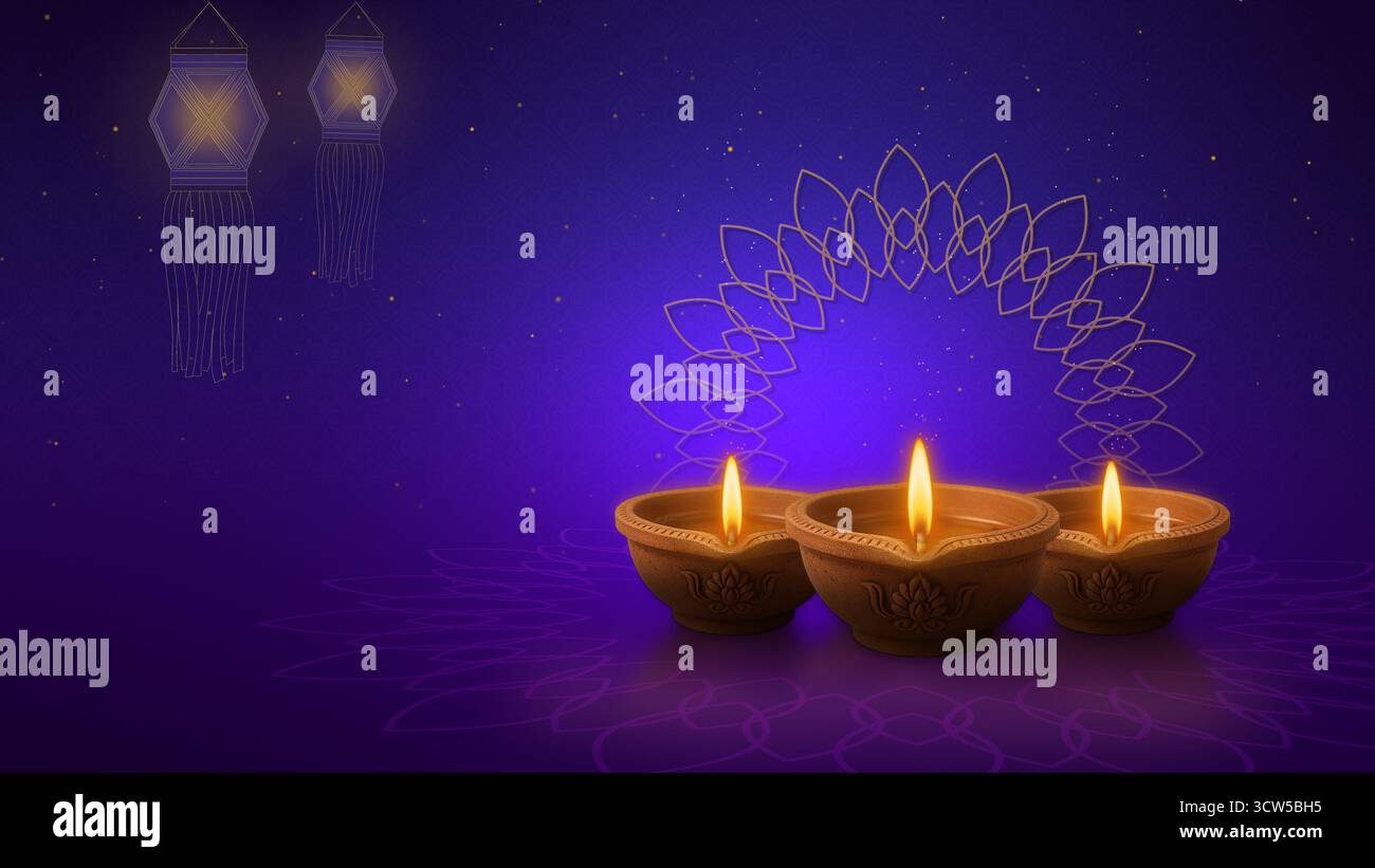 Diwali diyas kandil lantern hi-res stock photography and images - Alamy