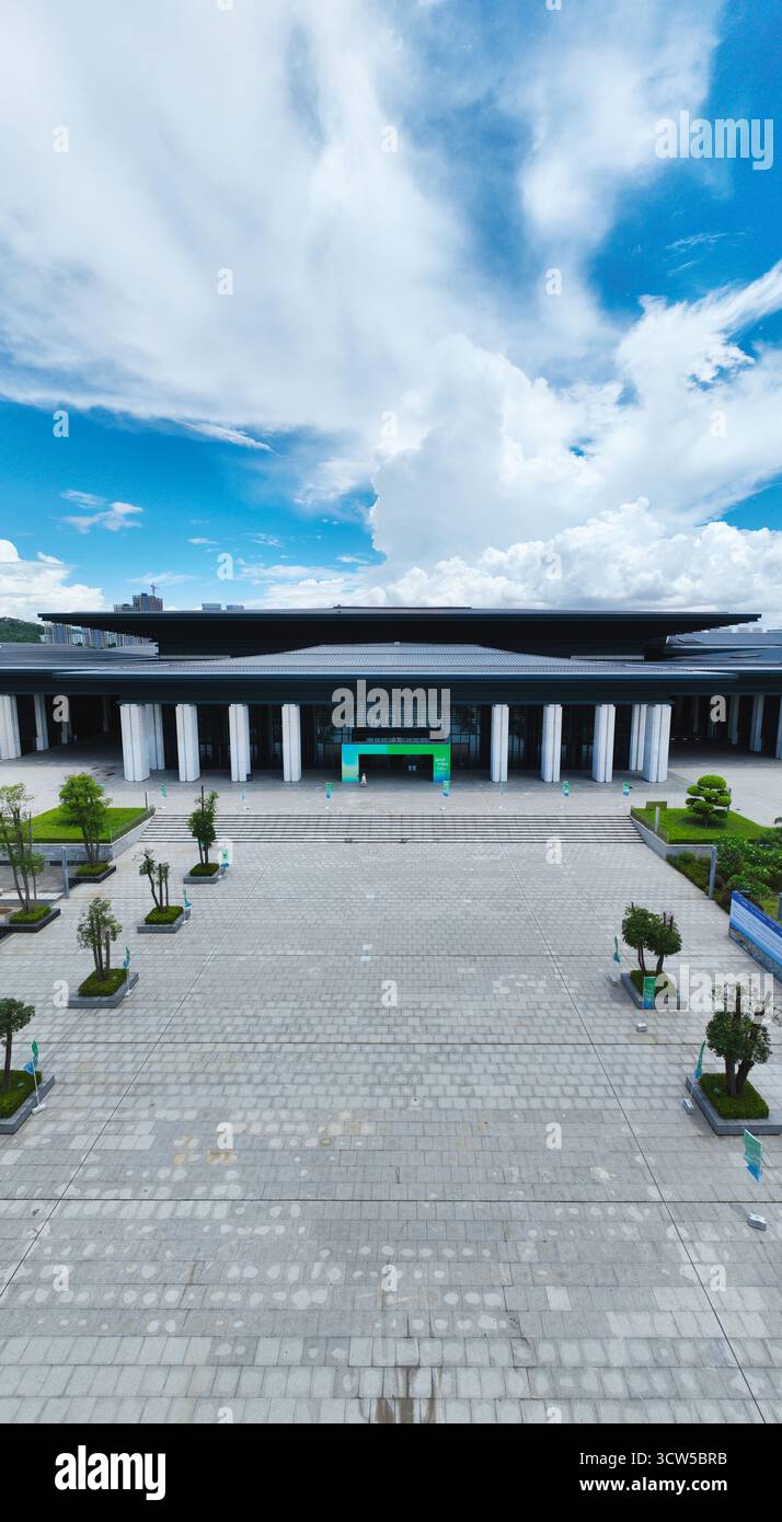 Aerial photography of Yanzi Lake International Convention and ...