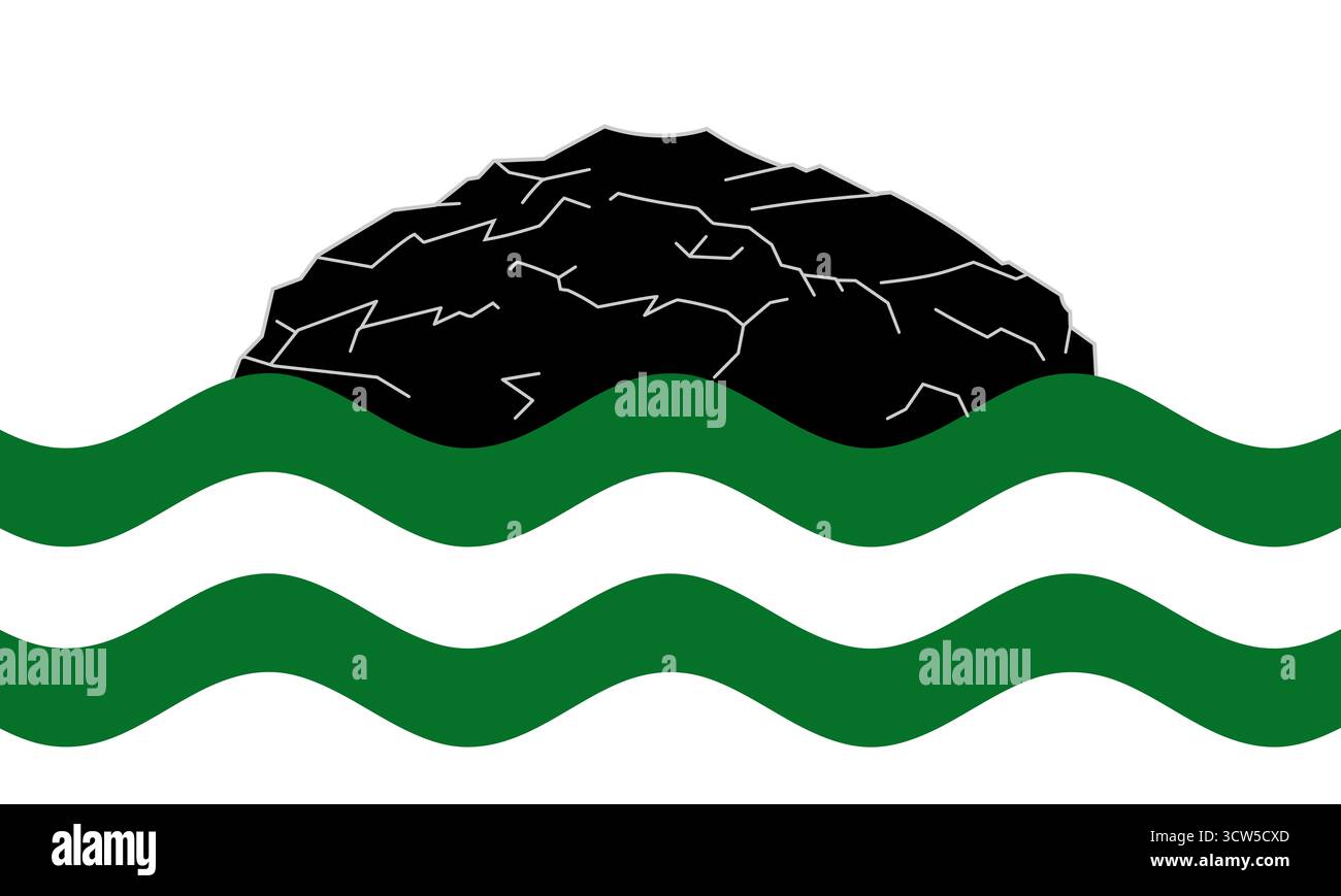 Flag of the town Cut Out Stock Images & Pictures - Alamy