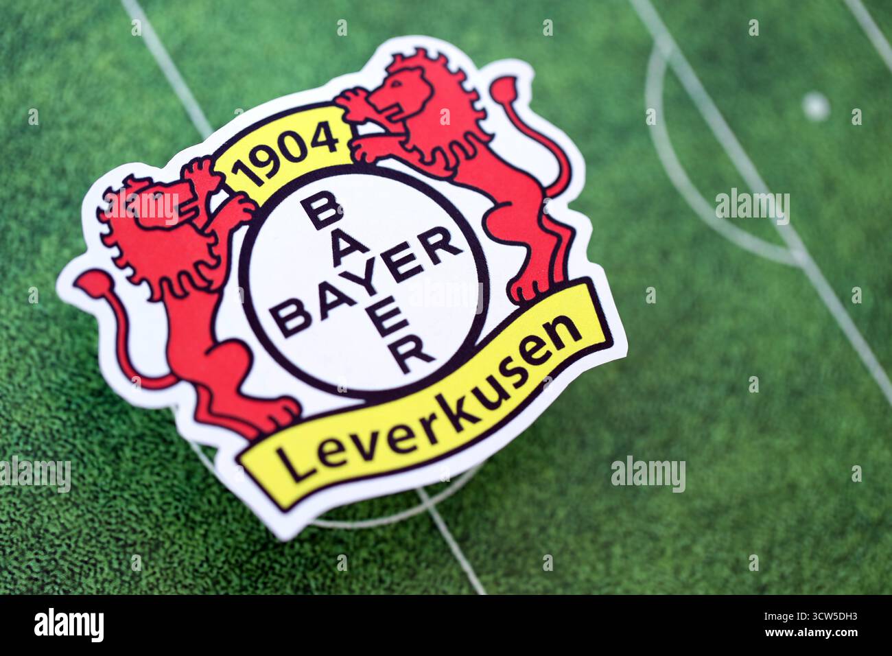 KYIV, UKRAINE - FEBRUARY 23, 2025 Bayer 04 Leverkusen football club ...