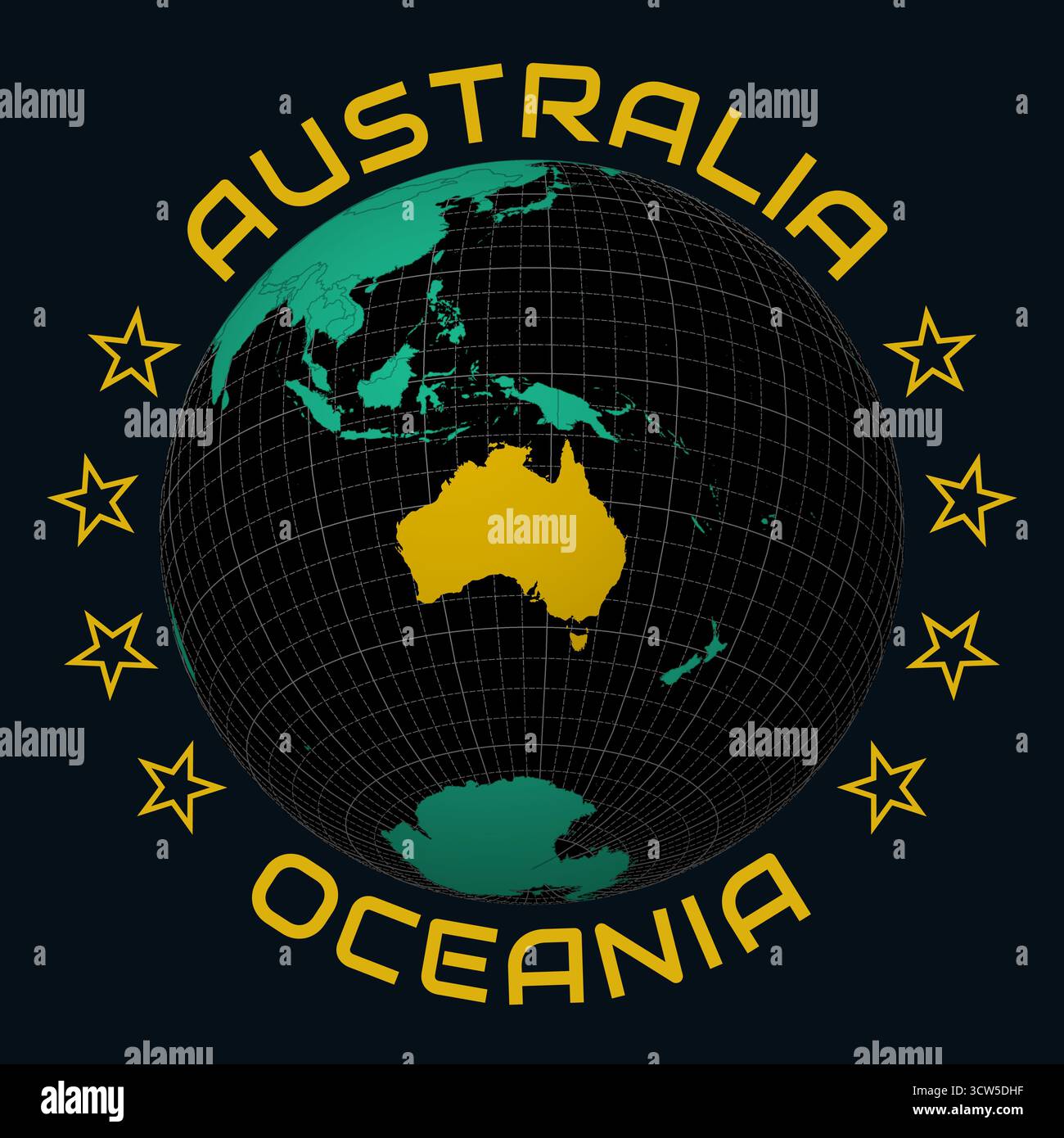 World map australia continent hi-res stock photography and images - Alamy