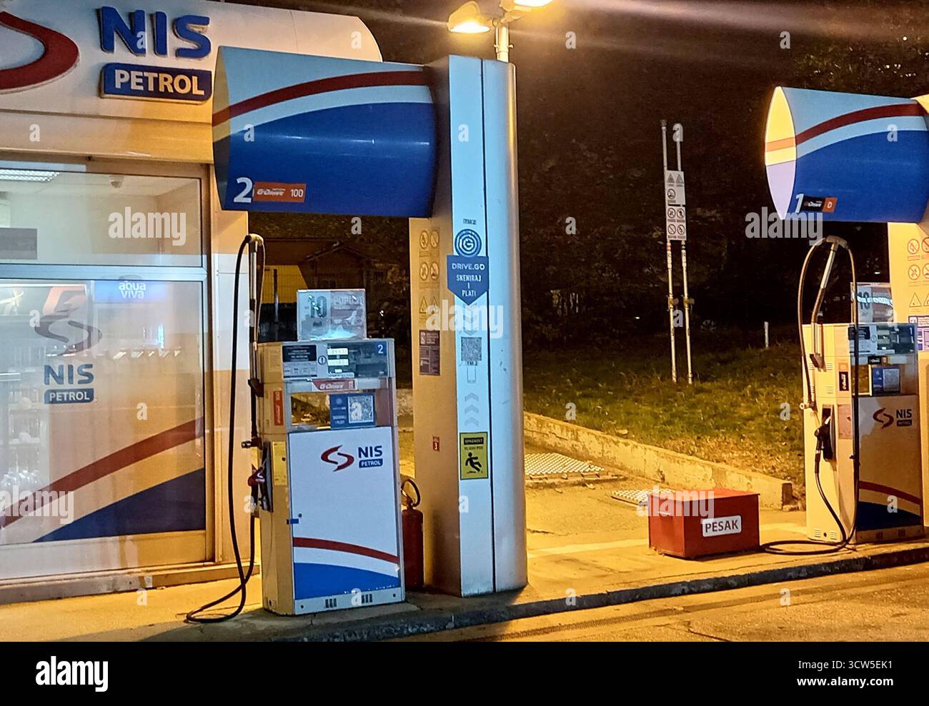09.10.2025 BelgradeSerbia Politcs/ Life/ Economy/ Petrol stations USA ...