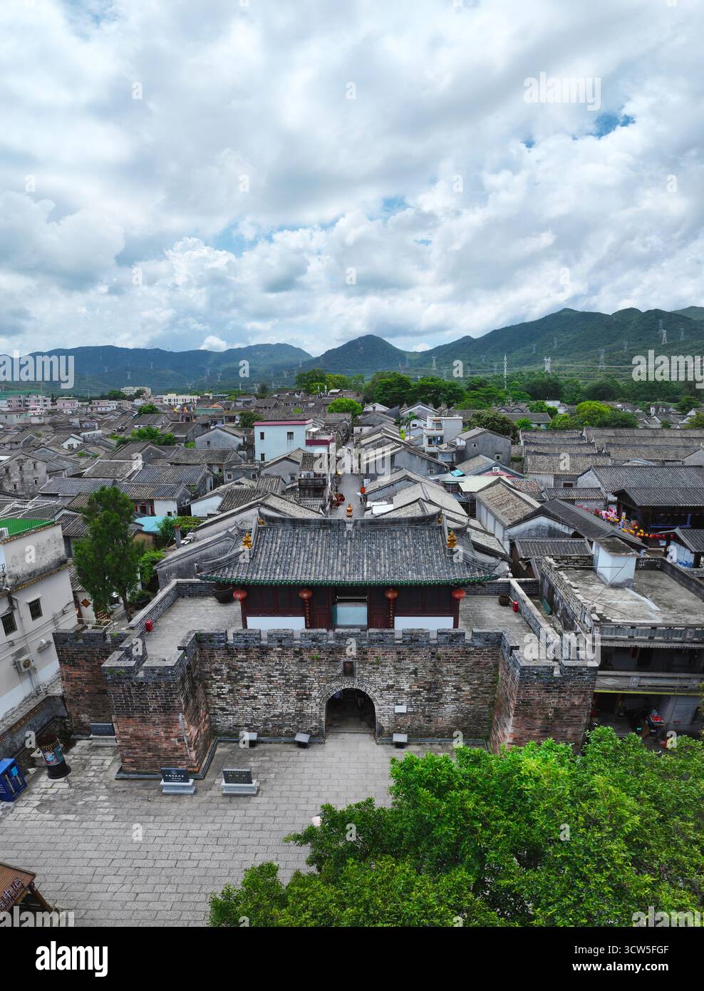 Aerial photography of Jiaochangwei Beach in Dapeng New District ...