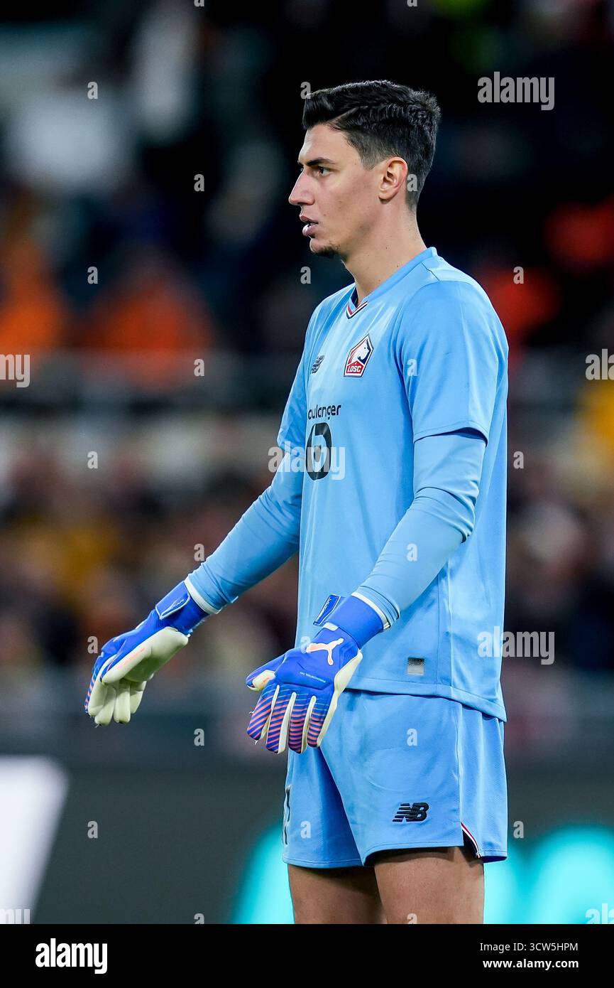 Berke Ozer of LOSC Lille looks on during the UEFA Europa League MD2 ...