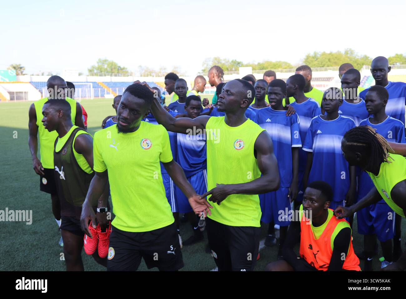 October 9, 2025, Juba, Ces/Juba, South Sudan: The Senegalese national ...
