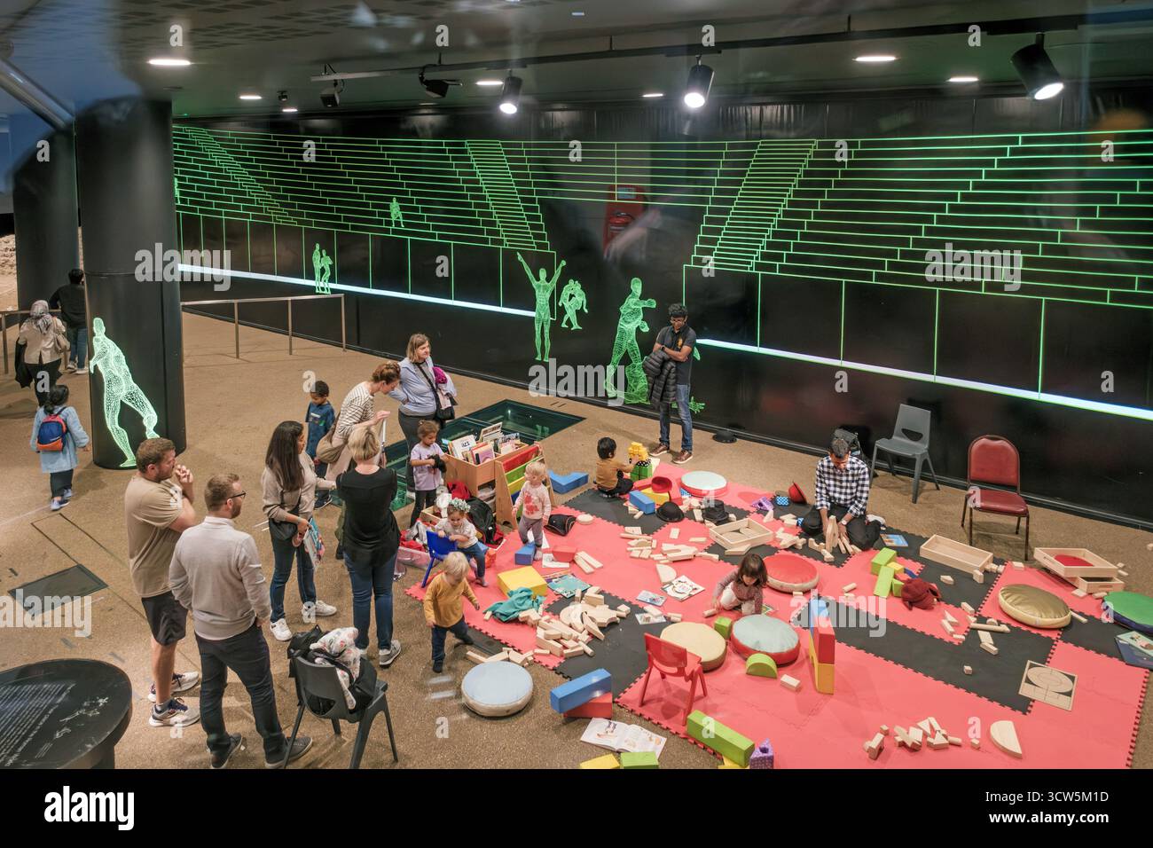 Families & children enjoy creative play with toys & blocks at the ...