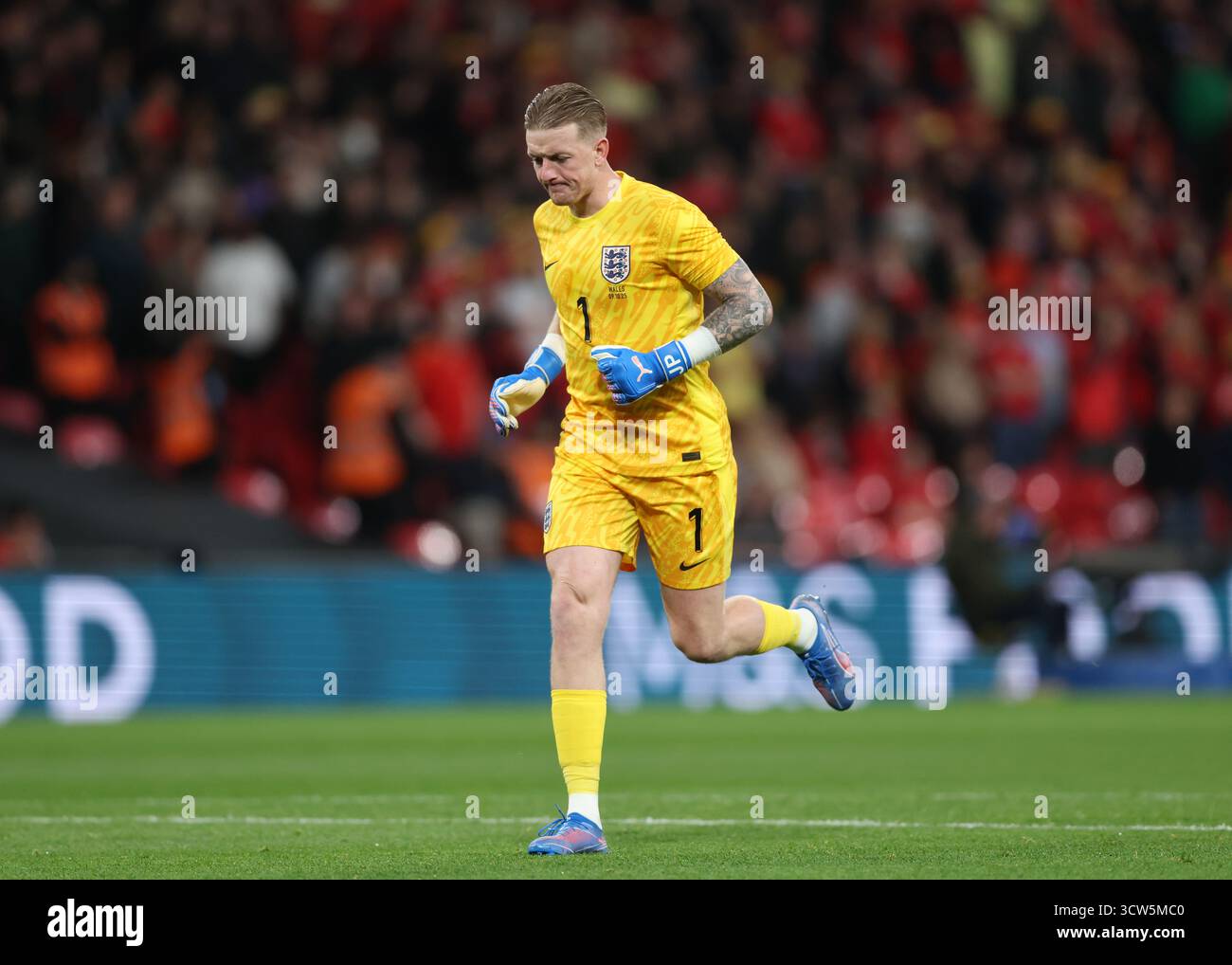 London, UK. 9th Oct, 2025. Jordan Pickford of England during the ...