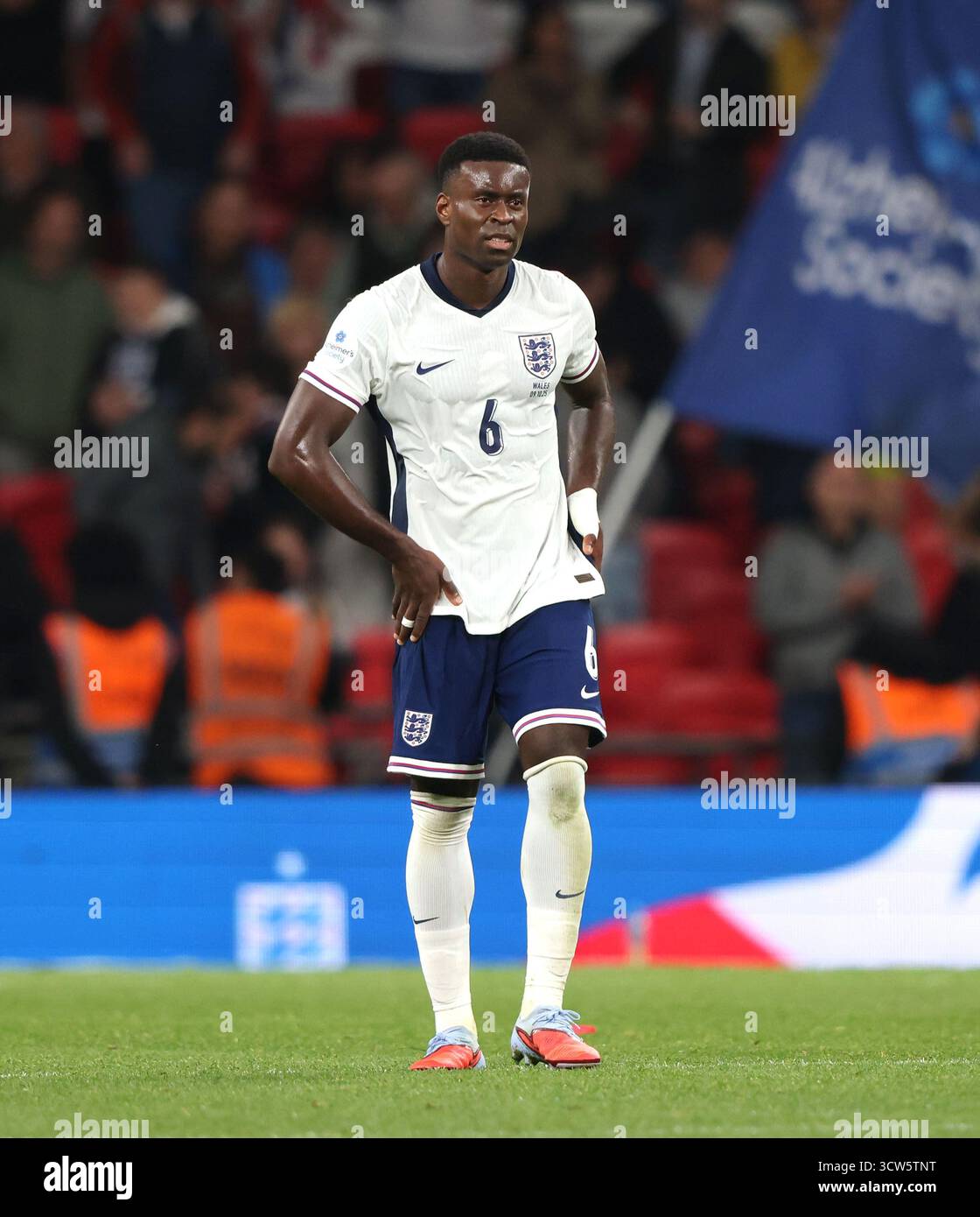 London, UK. 09th Oct, 2025. Marc Guehi (E) at the England v Wales ...