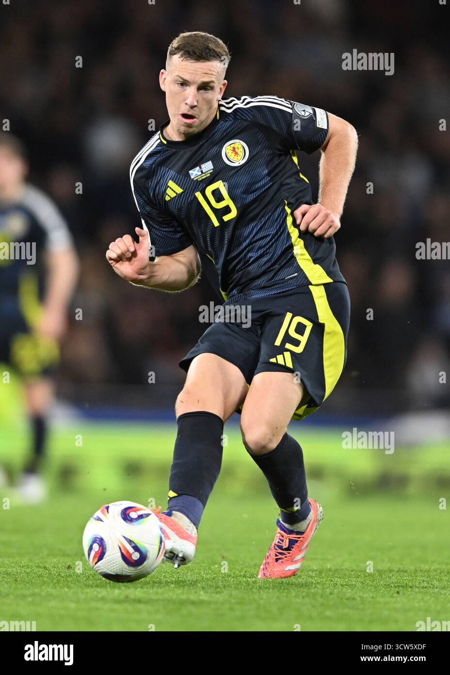 Glasgow, Scotland, 9th October 2025. Lewis Ferguson of Scotland during ...