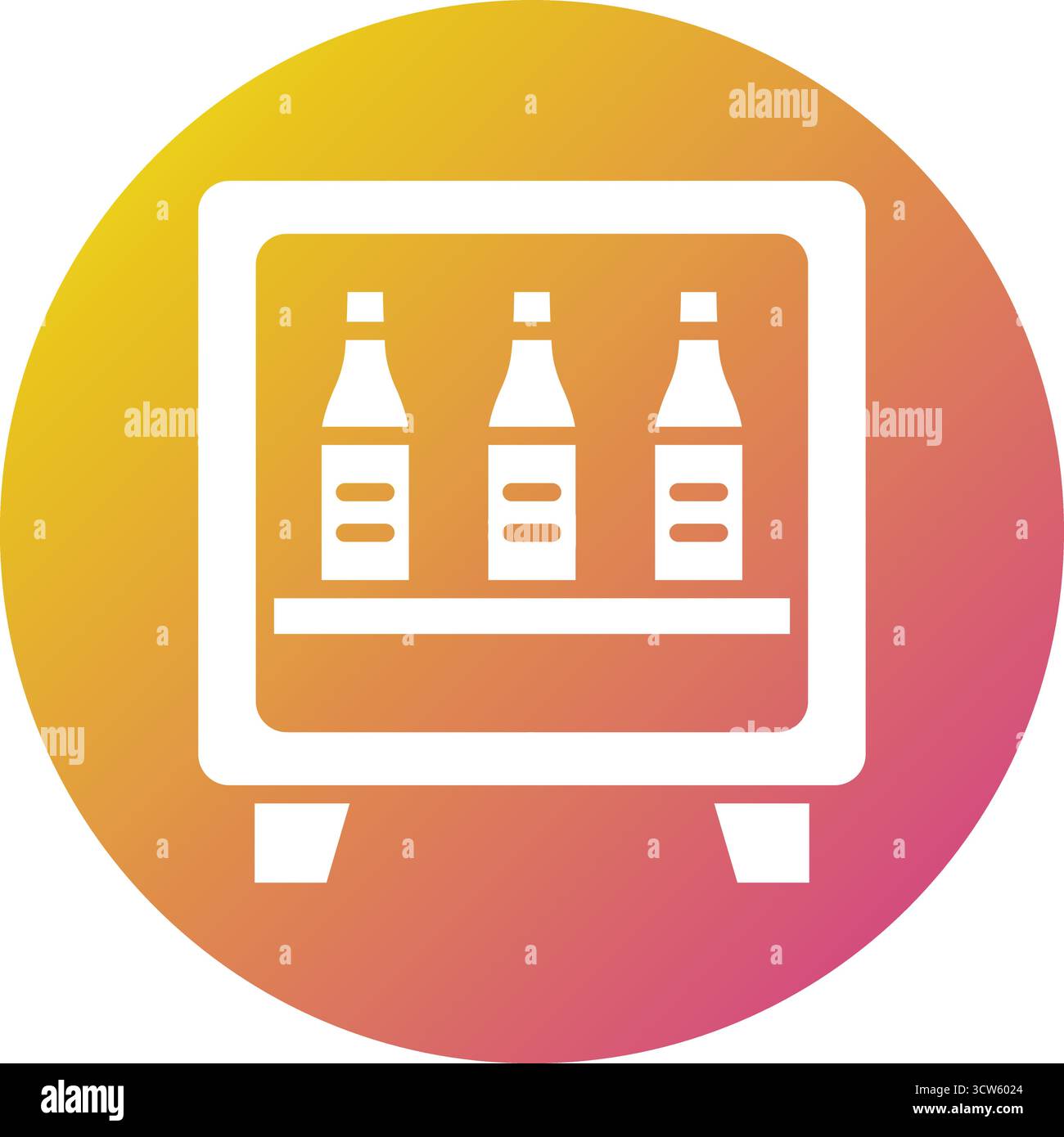 Minibar Vector Icon Design Illustration Stock Vector Image & Art - Alamy