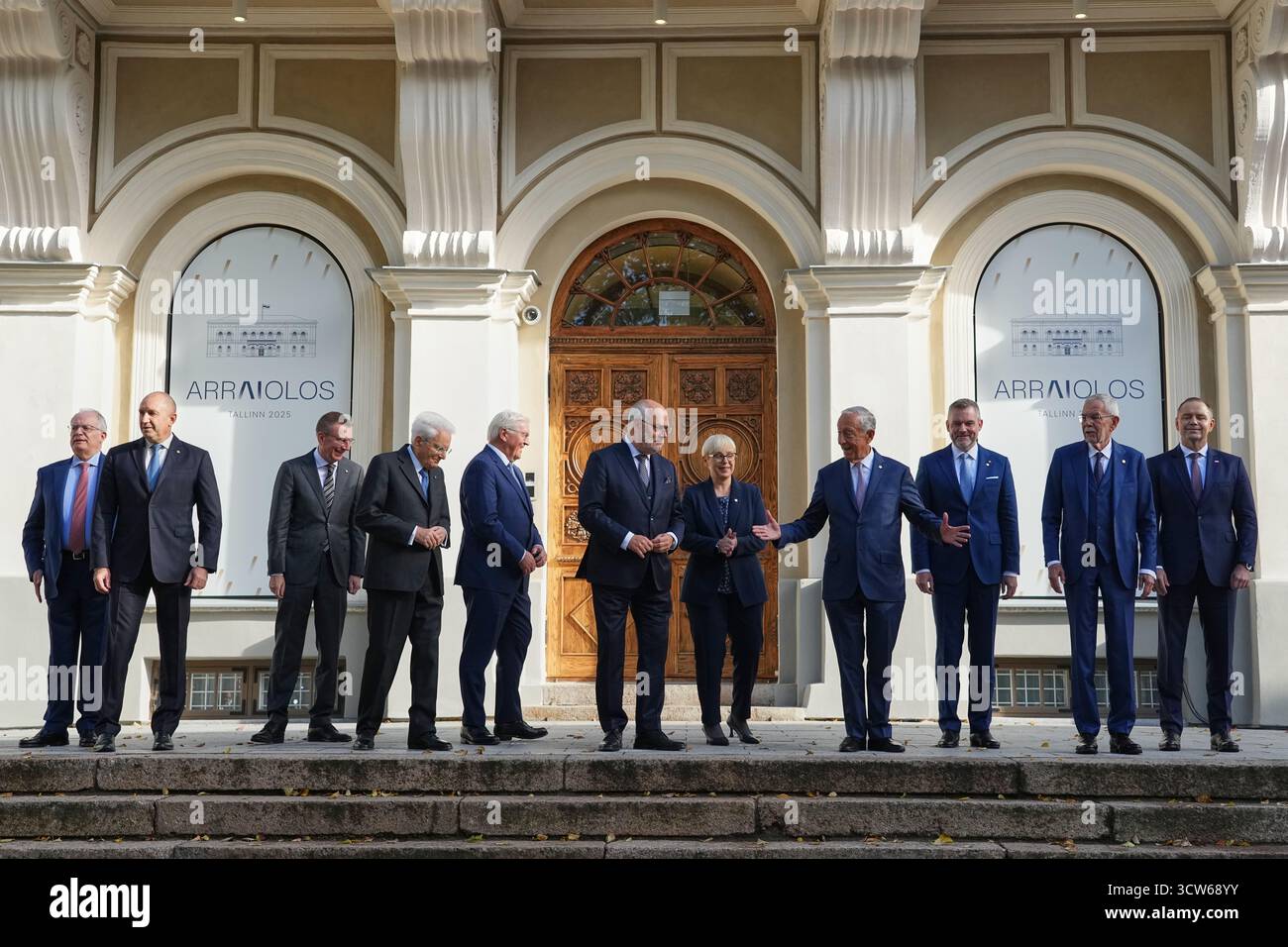 From left, President of Greece Constantine Tassoulas, President of ...