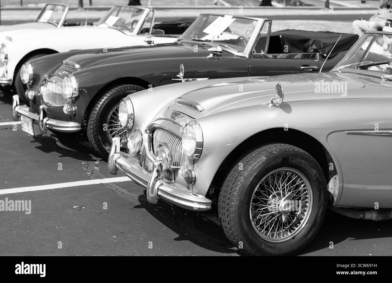 Austin cabriolet Black and White Stock Photos & Images - Alamy