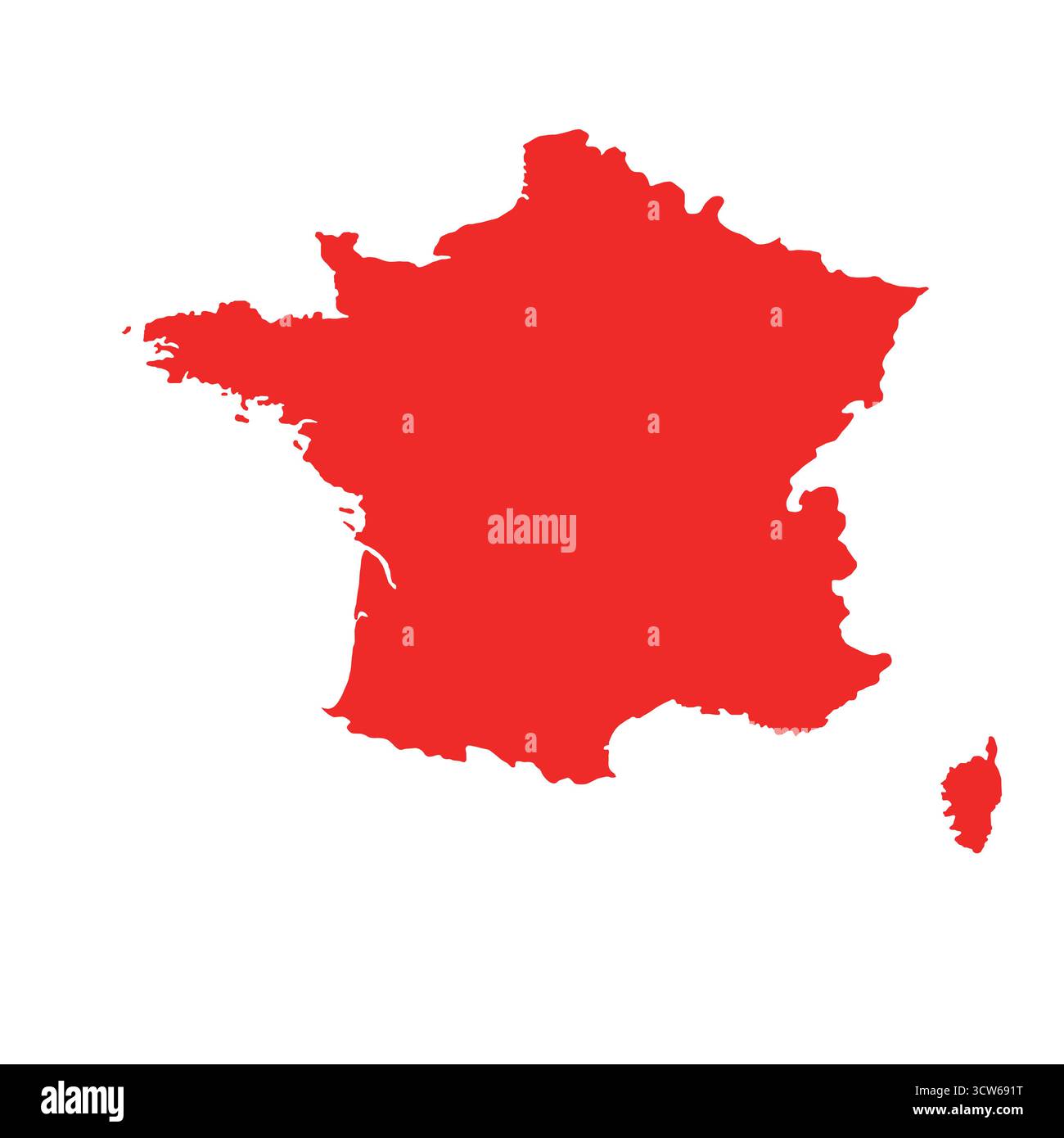 Map of France, sign silhouette. World Map Globe. Vector Illustration ...