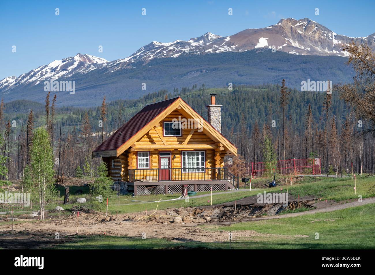 Jasper wild fire re build hi-res stock photography and images - Alamy