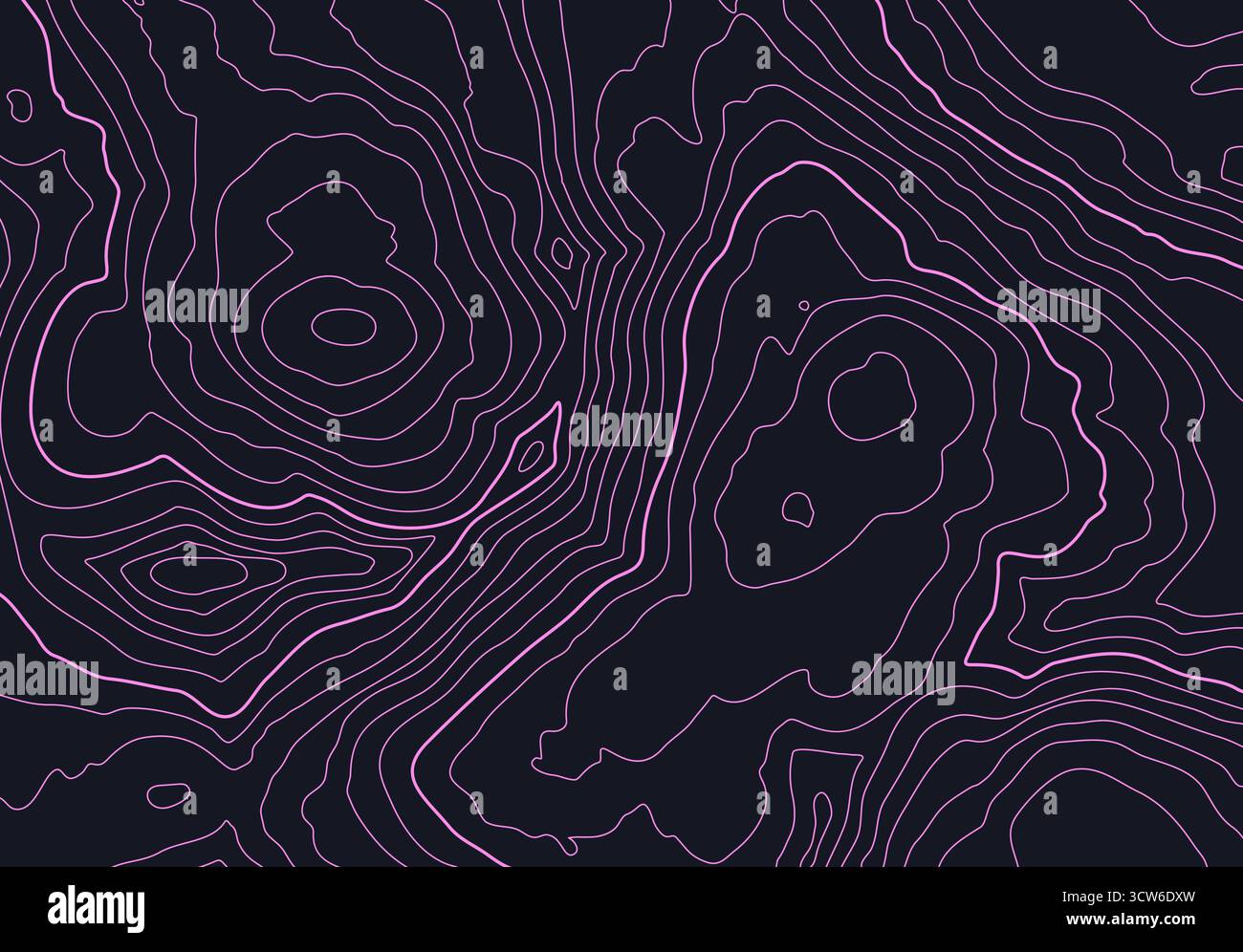 Topographic map background with altitude lines. Abstract terrain ...