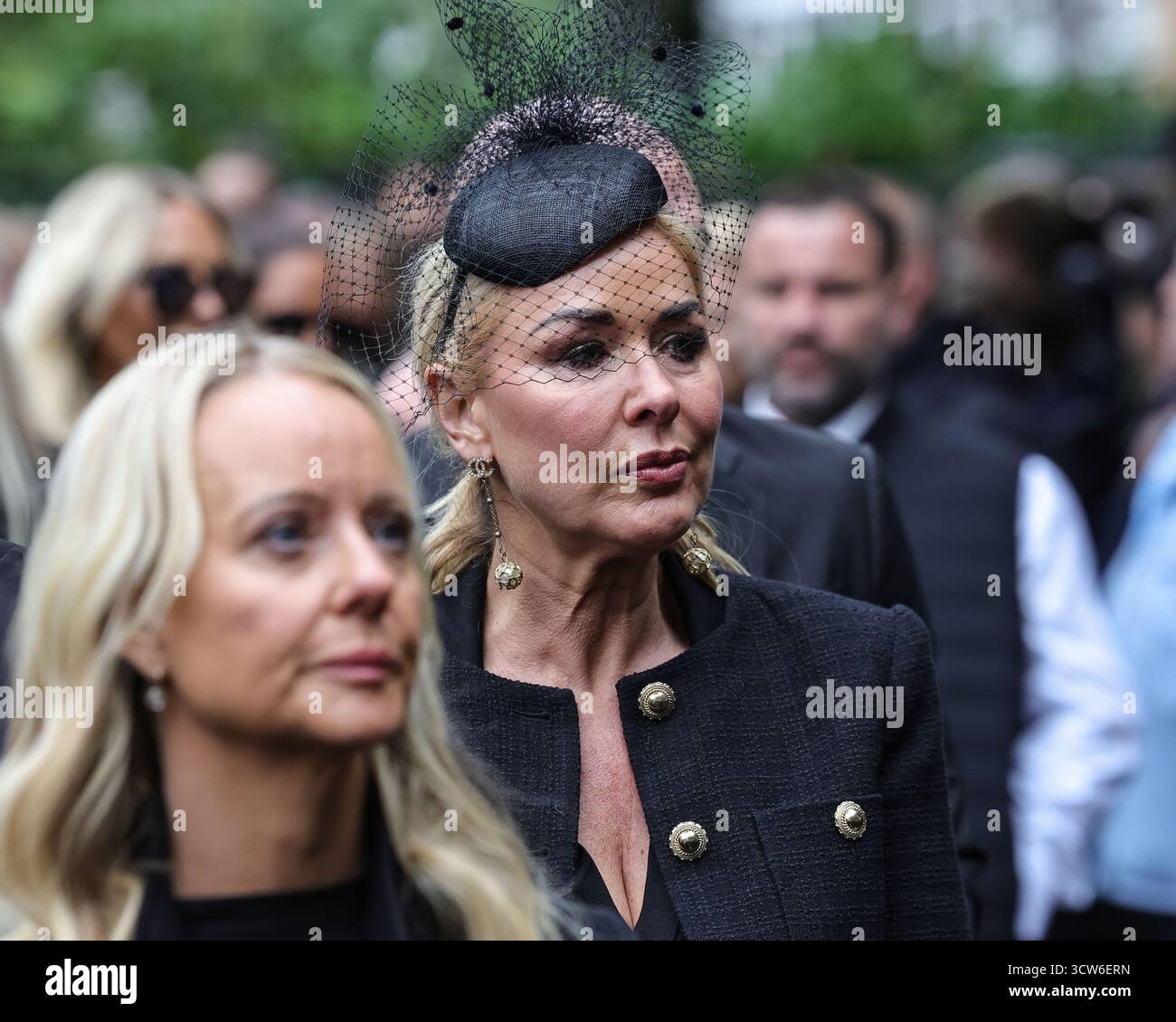 Claire Sweeney arrives during Ricky Hatton' Funeral at Manchester ...
