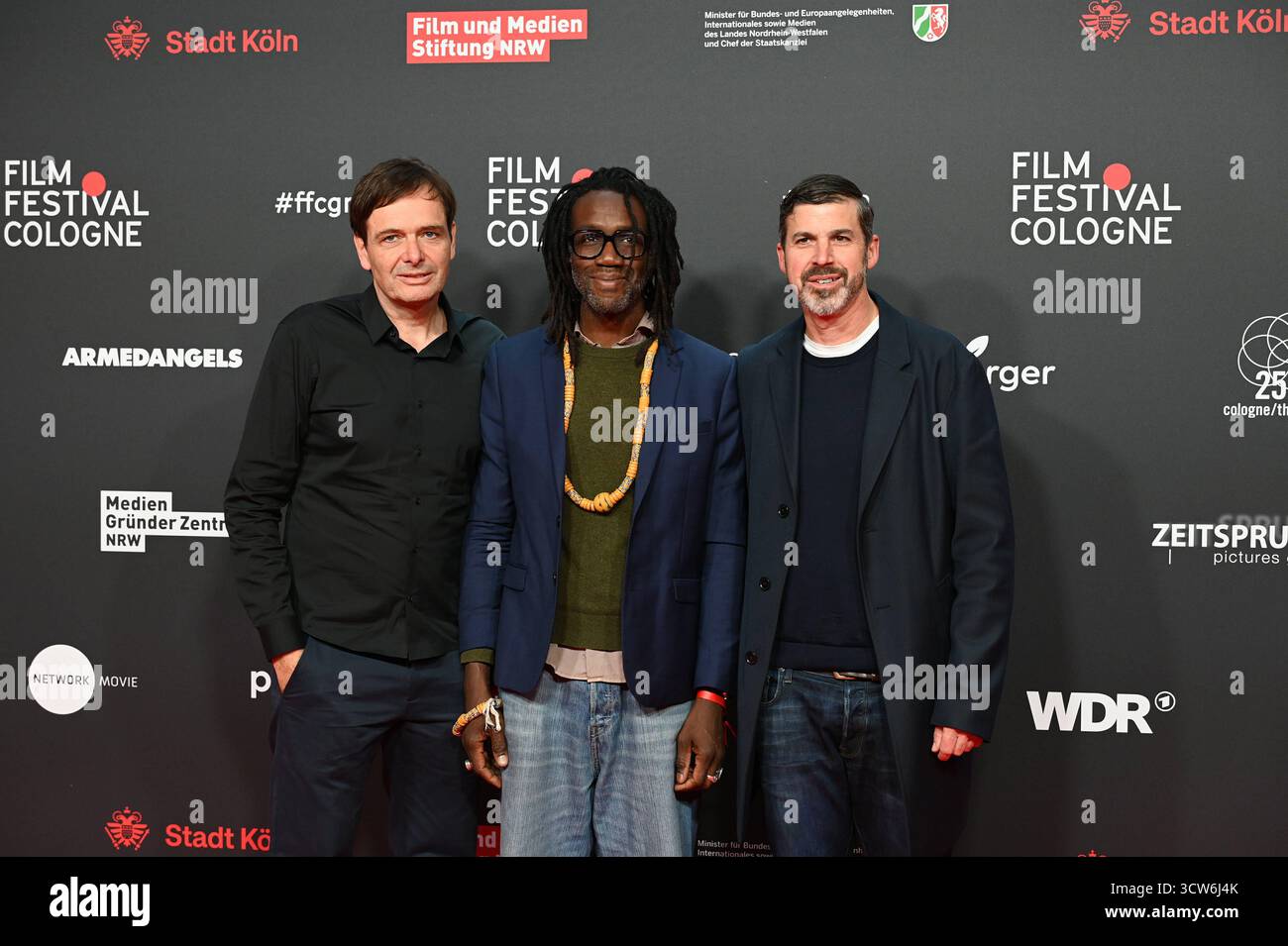 Gruppenbild mit Regisseur Ulrich Koehler, Schauspieler Jean-Christophe ...