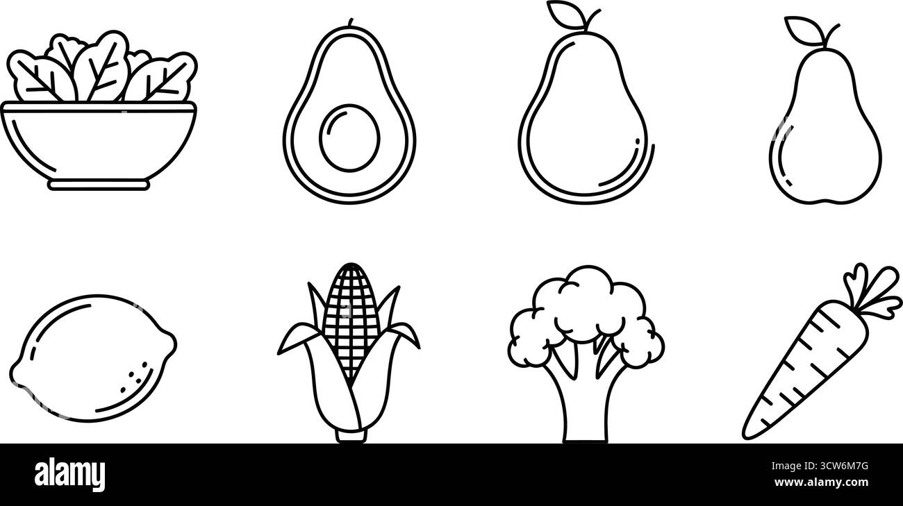 Fruit vegetable cultivation in Stock Vector Images - Alamy