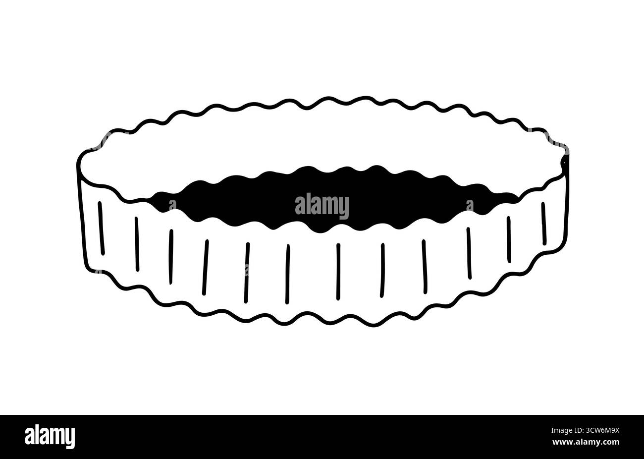 Empty metal baking tray Stock Vector Images - Alamy