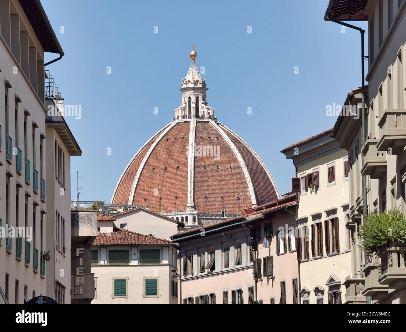 Brunelleschi's Dome framed by Florence City Buildings - The iconic ...