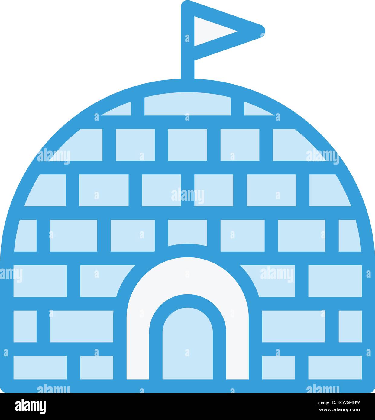 Igloo icon in outline hi-res stock photography and images - Alamy