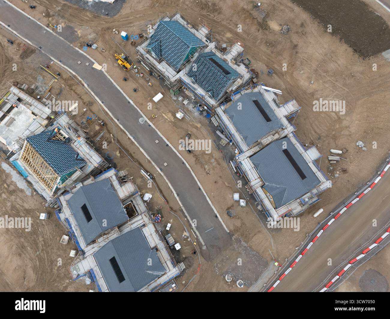 House building on farm land at Milltimber Aberdeen Stock Photo - Alamy