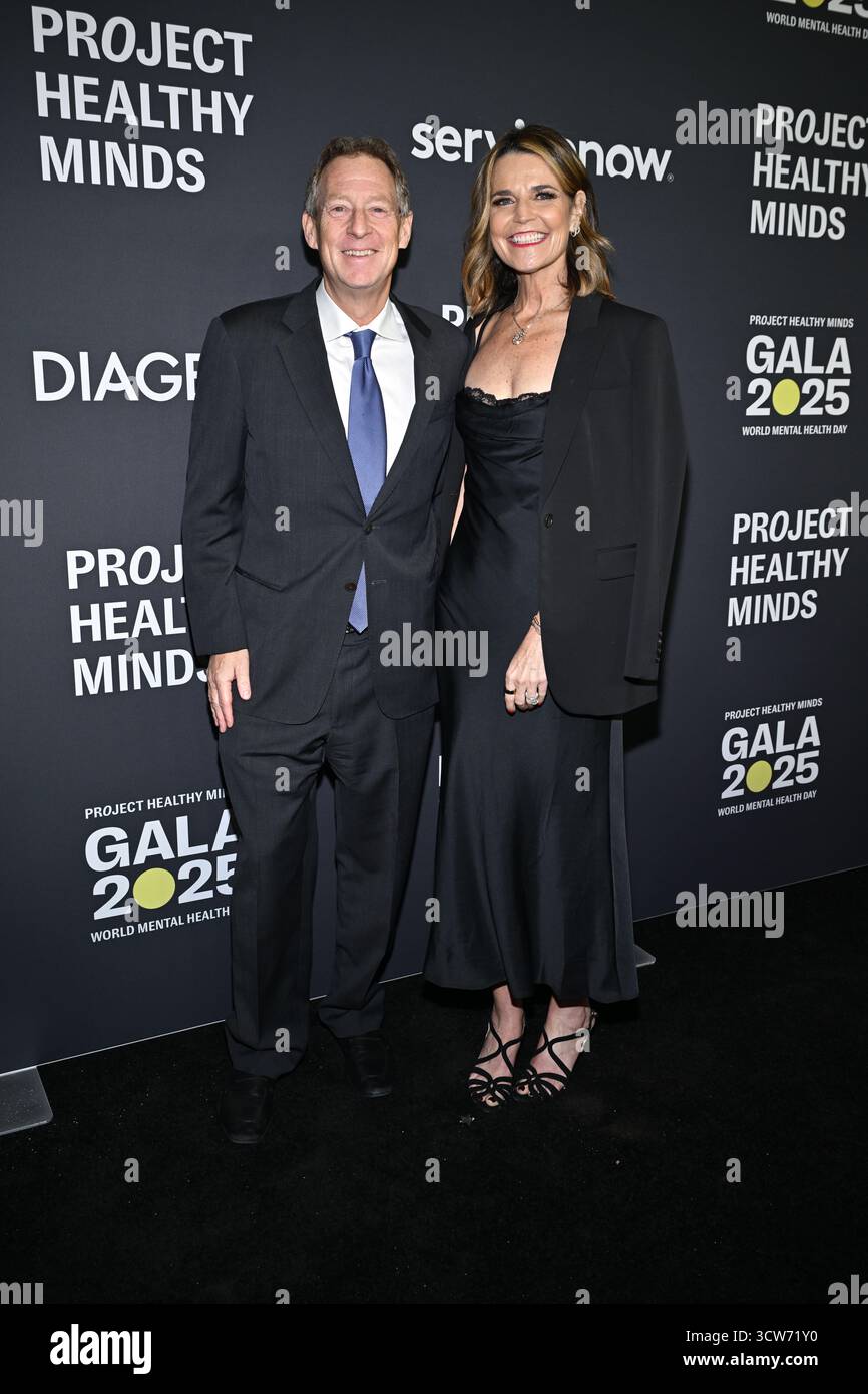 Mike Feldman and Savannah Guthrie attend the Project Healthy Minds 3rd ...