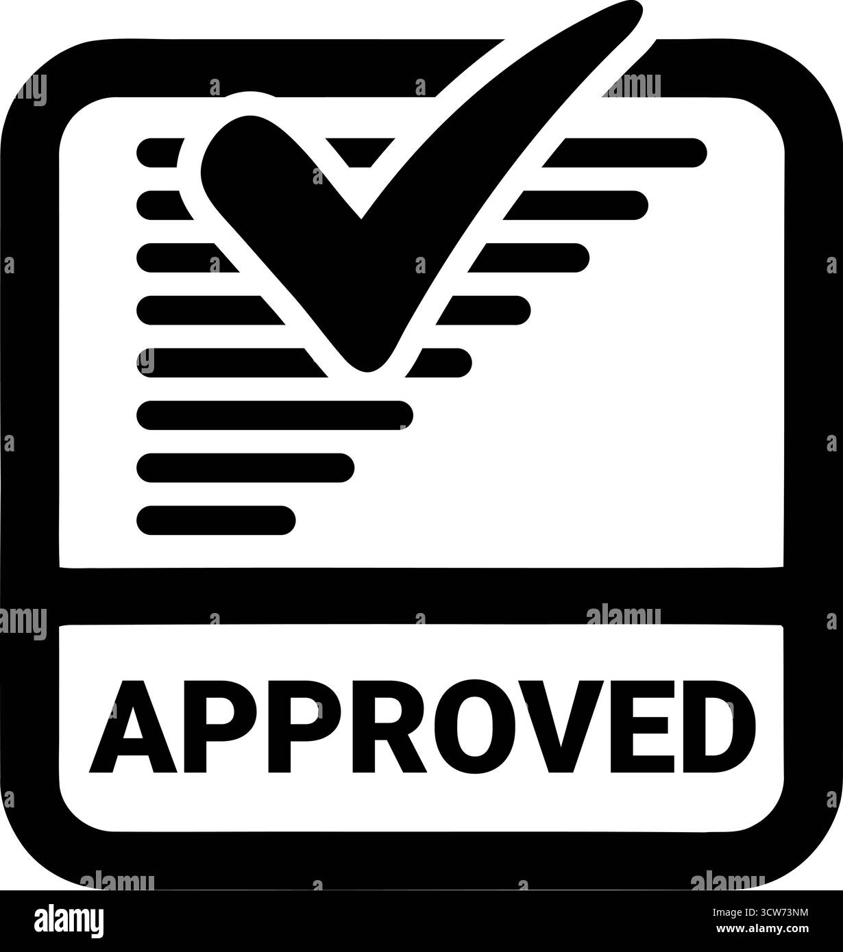 Yes confirmed approved ok Stock Vector Images - Alamy