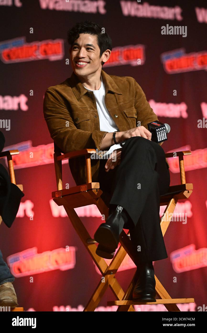 Christopher Chung attends New York Comic Con at the Javits Center on ...