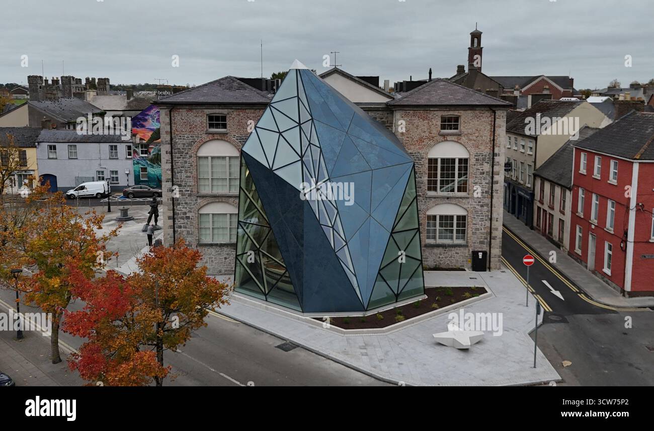 The Shackleton Museum's iceberg-inspired glass structure in Athy ...