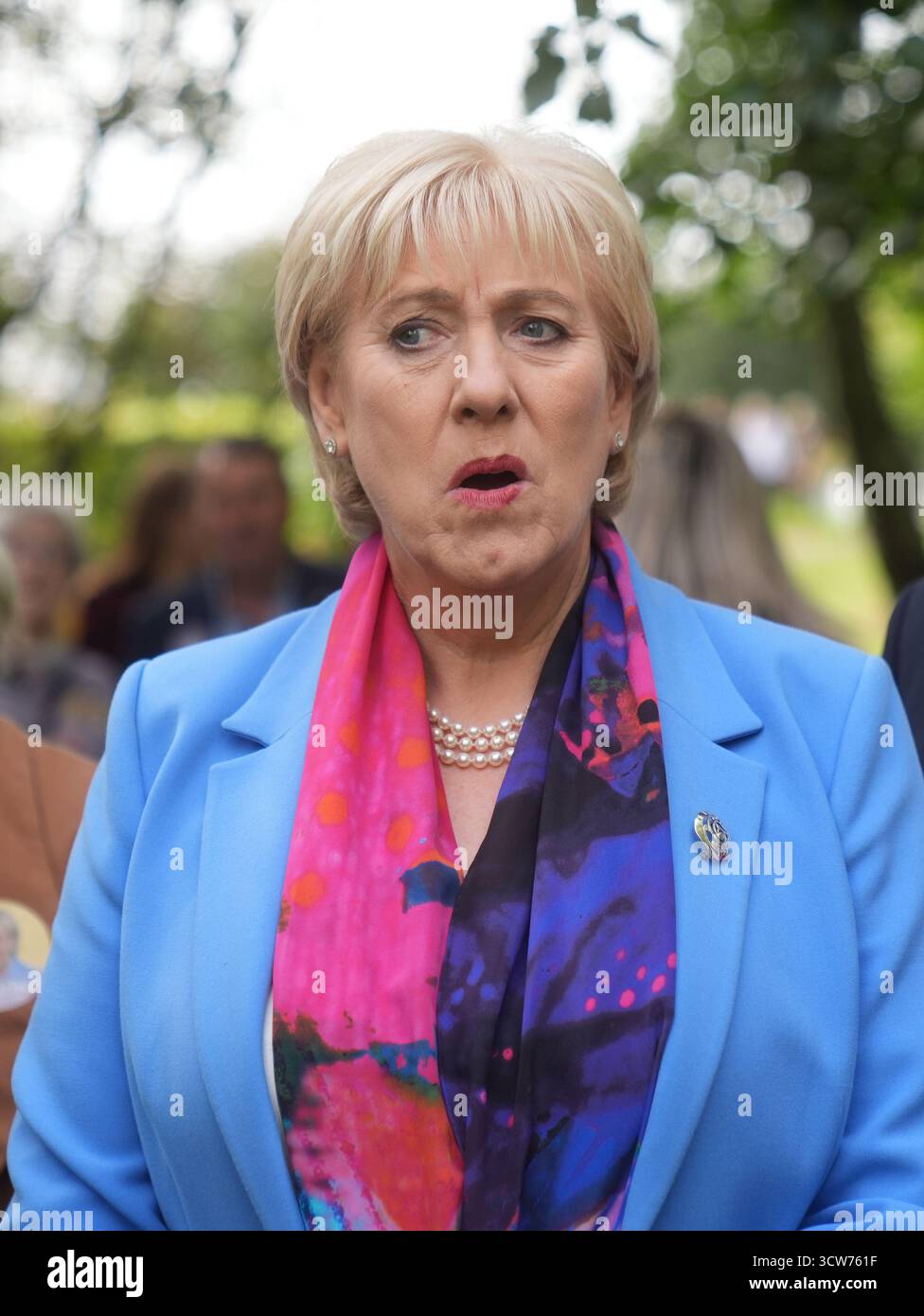 Fine Gael Presidential candidate Heather Humphreys campaigning for the ...