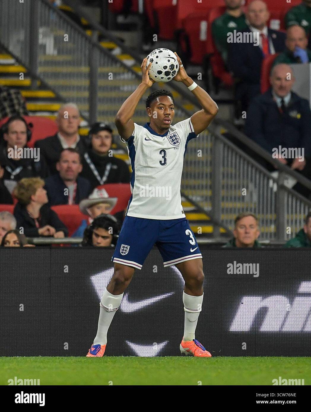 Myles Lewis-Skelly of England in action during the International ...