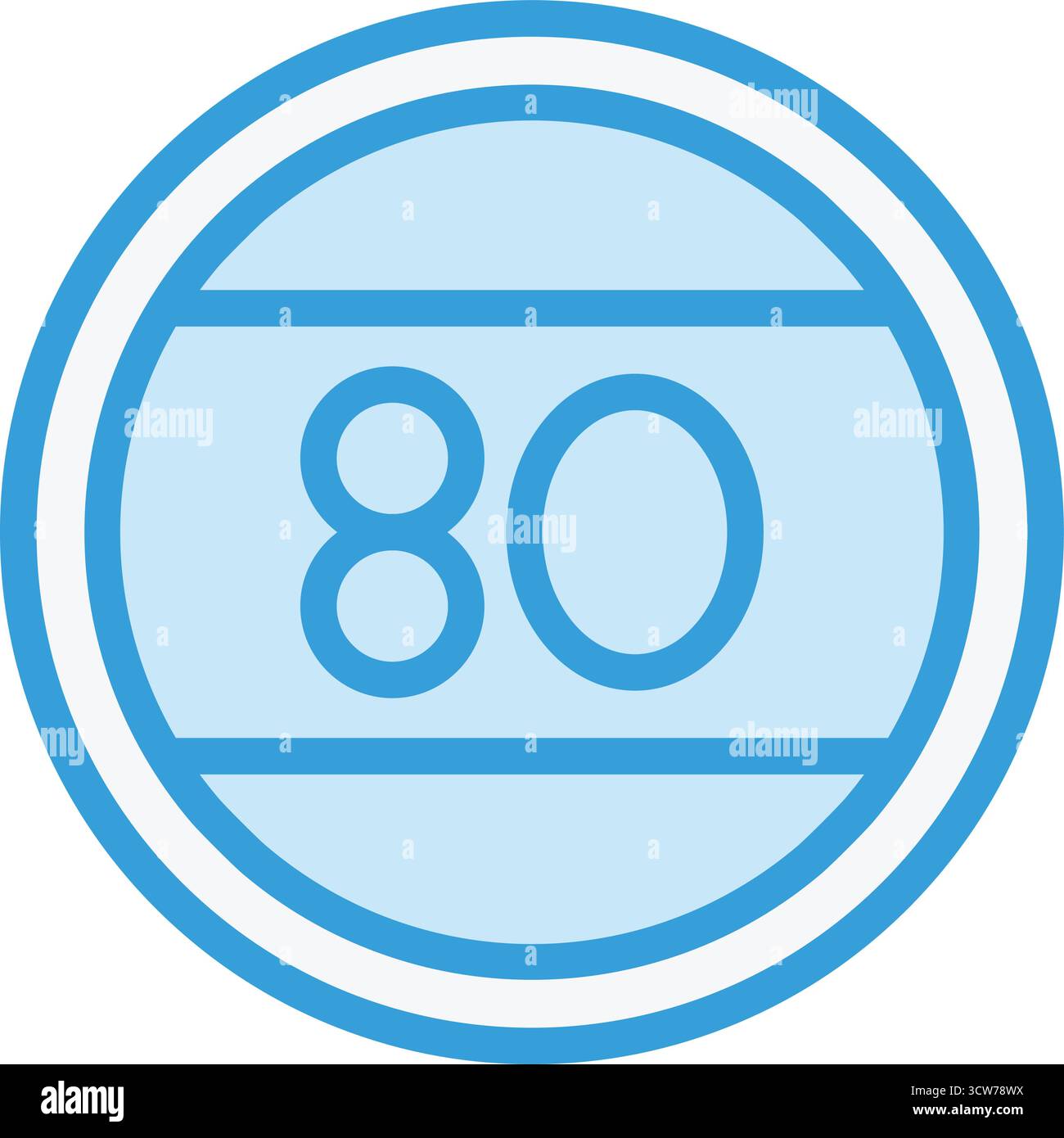 Speed limit Vector Icon Design Illustration Stock Vector Image & Art ...