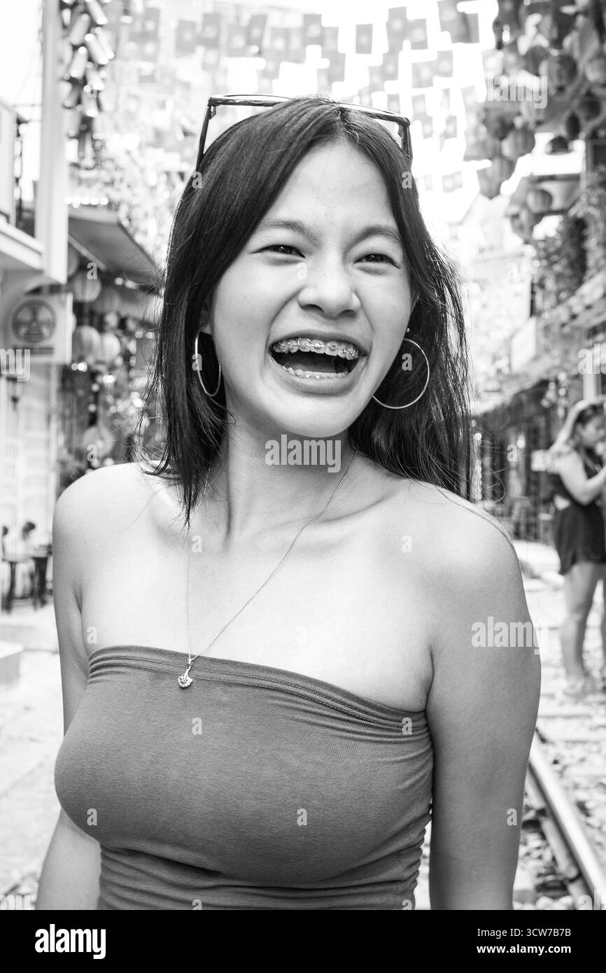 Portrait country girls on Black and White Stock Photos & Images - Alamy